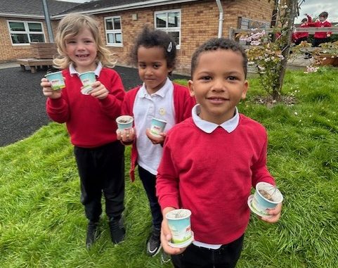 Portway Infant School joins Hako in forest planting | Hako Machines Limited